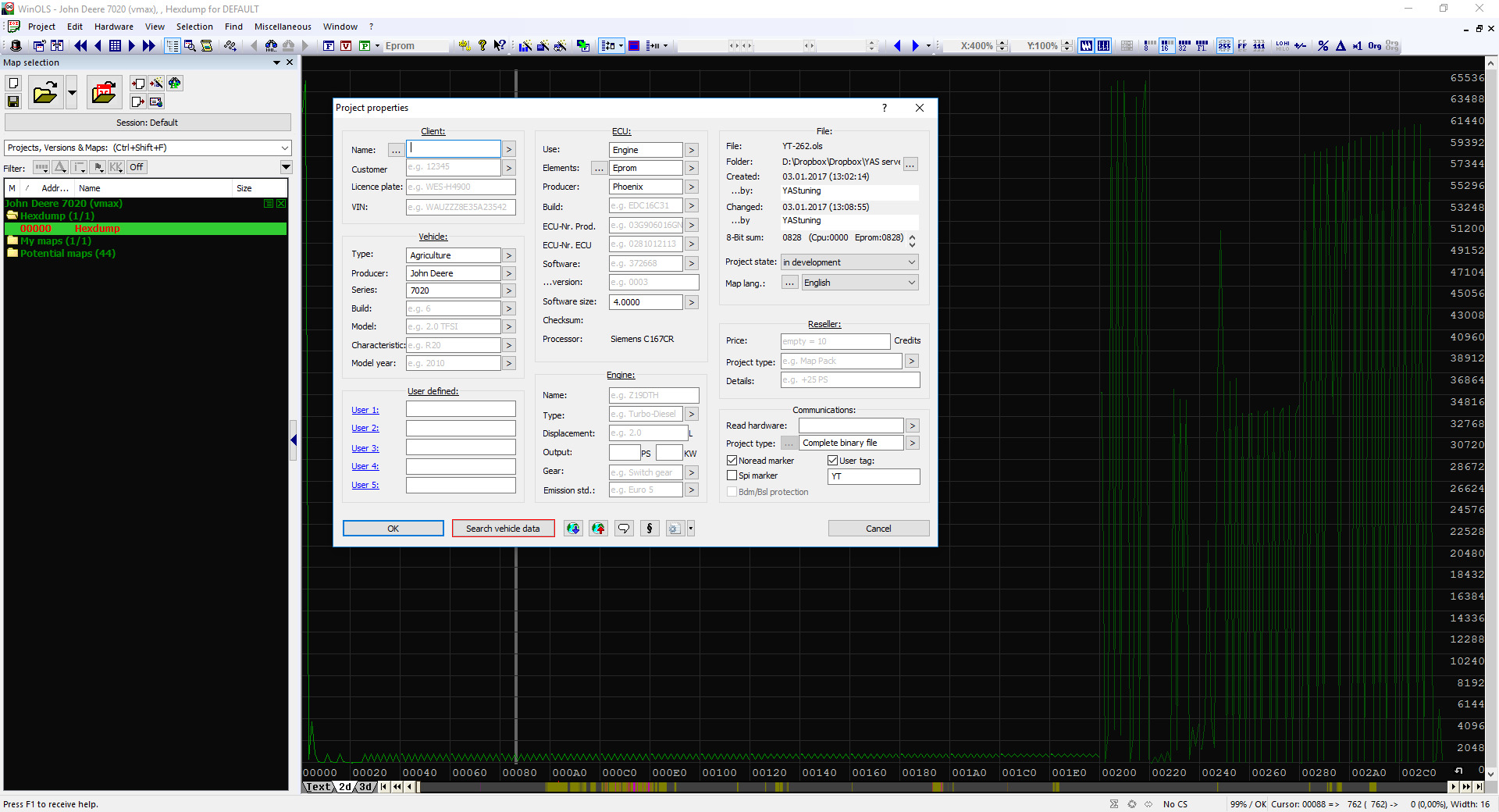 AntonioRA_John Deere_Tractor 7020 Series _E3071BC_Kess — DRIVE2