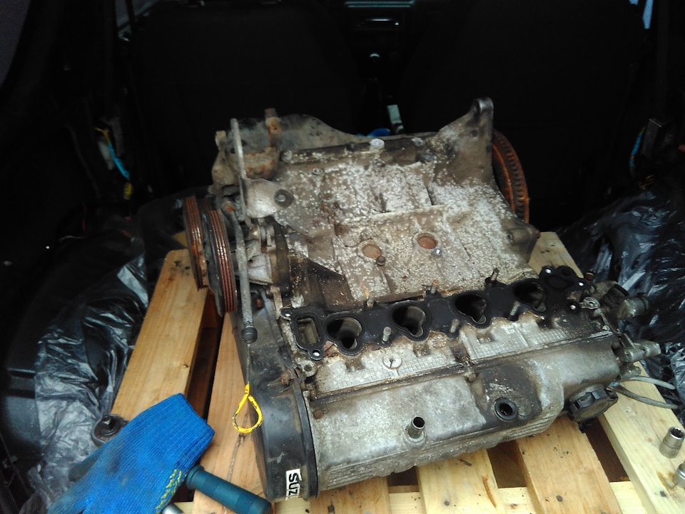 Свап G13BB — G16B ч.1 — Suzuki Jimny (1G), 1,6 л, 1999 года | тюнинг ...