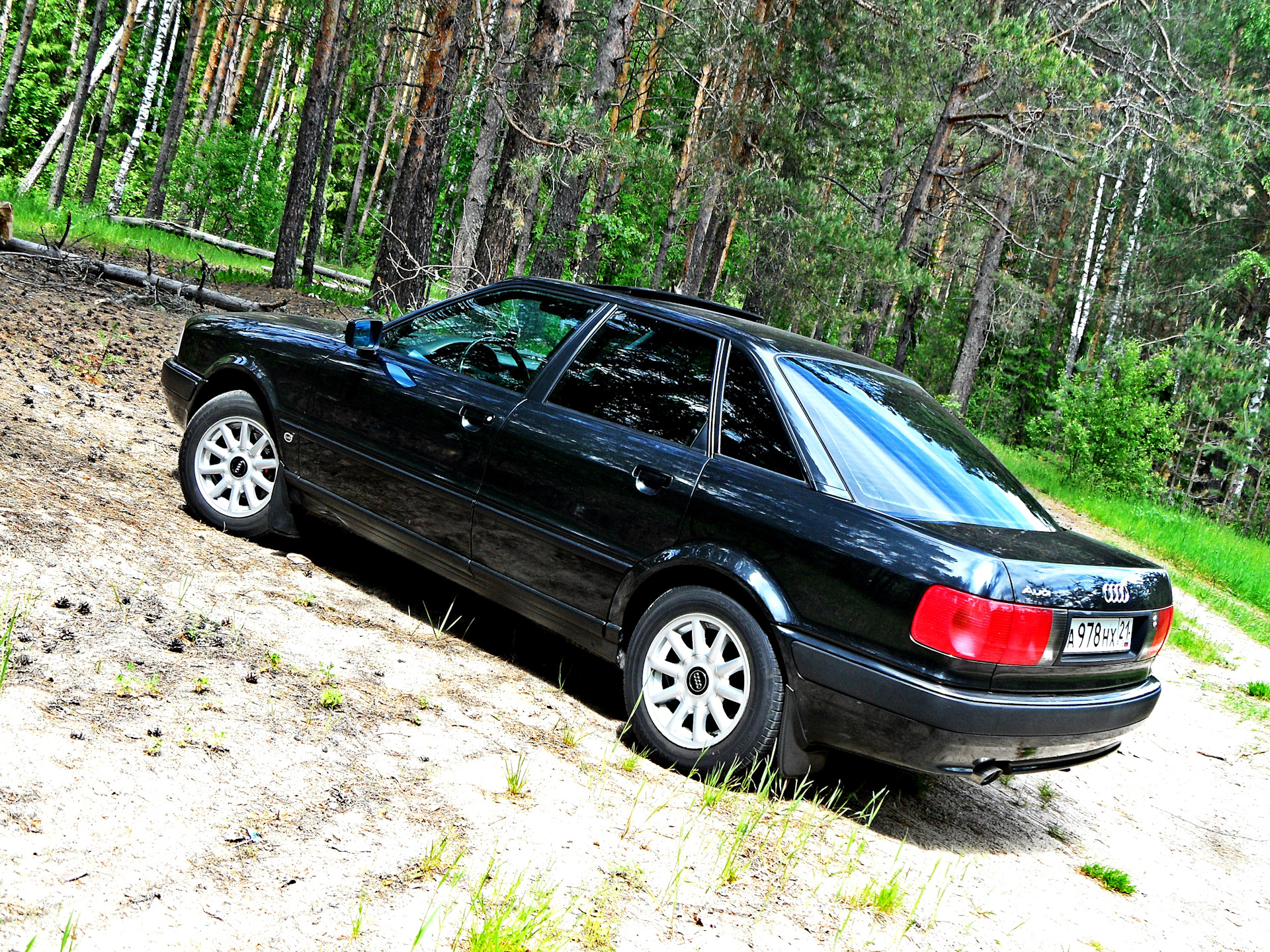 Увидел спустя 5 недель… — Audi 80 B4 2 л 1994 года фотография