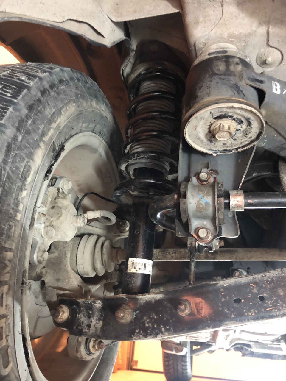 ТО задней подвески — Subaru Forester (SH), 2 л, 2009 года | плановое ТО ...