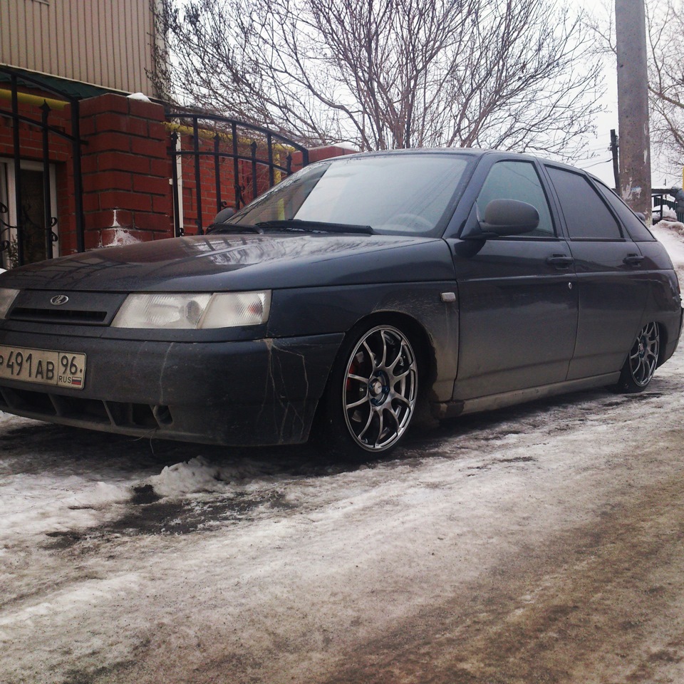 пришла резина. установка дисков с разбалтовкой 4*100 — Lada 21124, 2008 года | колёсные диски ...