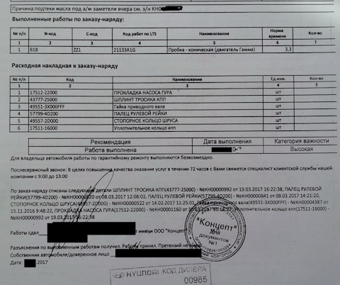 1751222000 Уплотнительное кольцо механизма передач KIA HYUNDAI ...