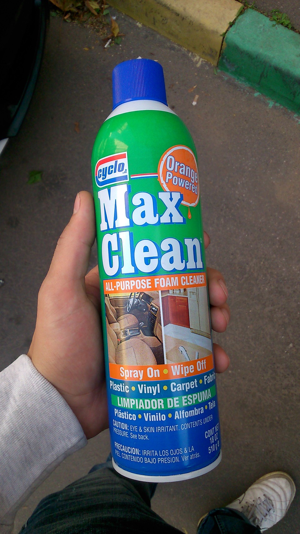 Химчистка обивки с помощью Cyclo Max Clean — Nissan Micra (K11), 1 л ...