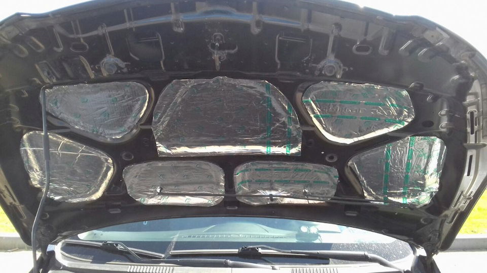 Шумоизоляция капота — Chevrolet Cruze (1G), 1,6 л, 2012 года | своими ...
