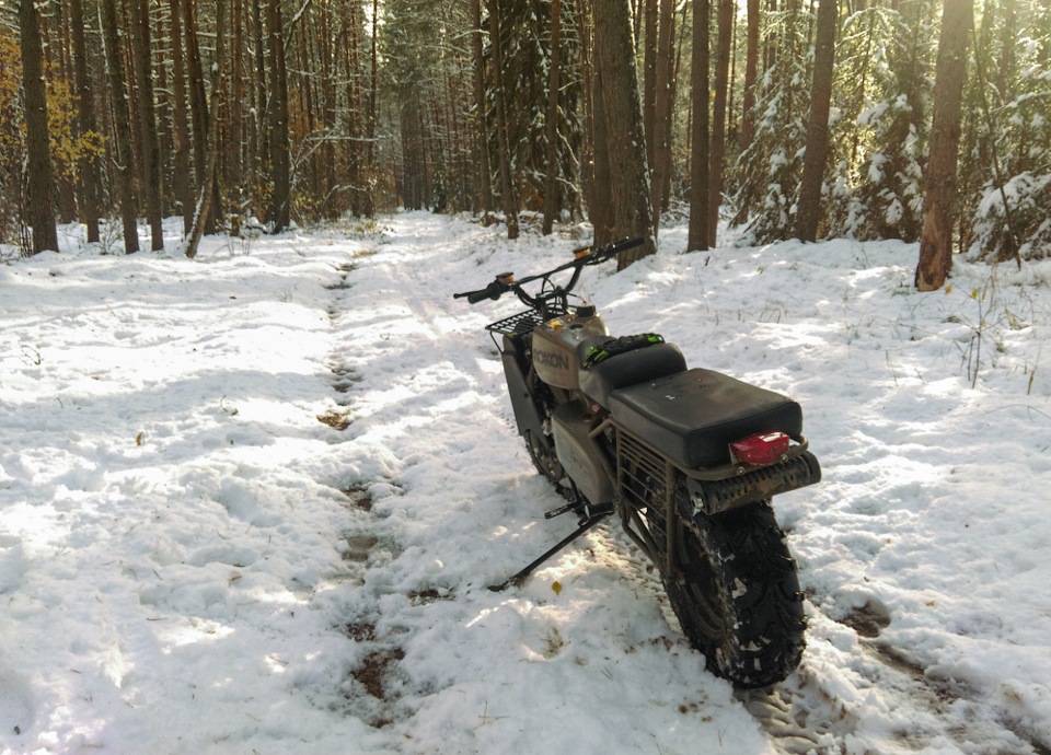 Первый снег. — Rokon Scout 2х2, 0,5 л, 2012 года | покатушки | DRIVE2