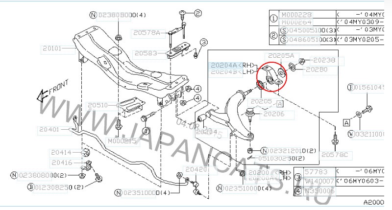 Гелевые сайлентблоки потекли… — Subaru Forester (SG), 2,5 л, 2003 года ...