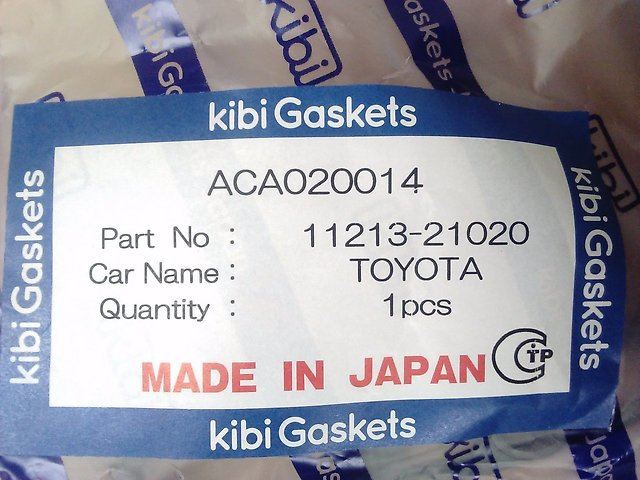 1121321020 Прокладка клапанной крышки TY 1NZ-FE, 04- NCP91, NZE14 ...