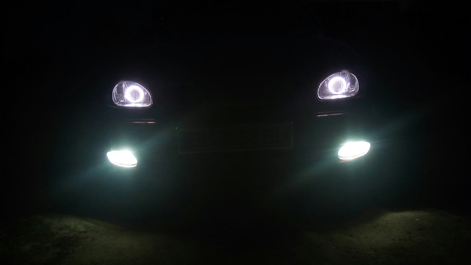 Установка птф, светодиоды Н3 — Daewoo Lanos, 1,5 л, 2005 года ...
