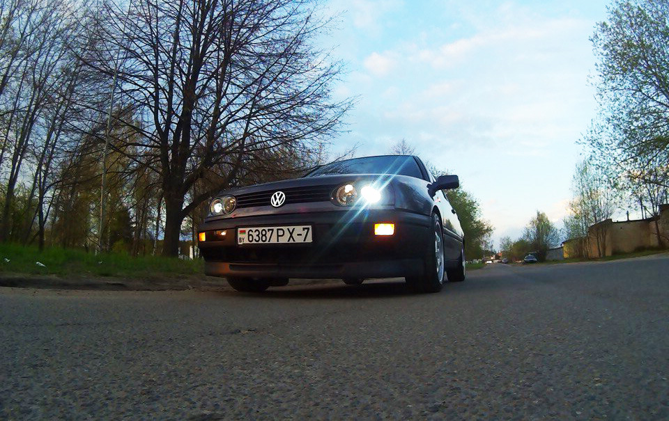 Ксенон в Dual round (тест закончен) — Volkswagen Golf Mk3, 1,8 л, 1994 ...