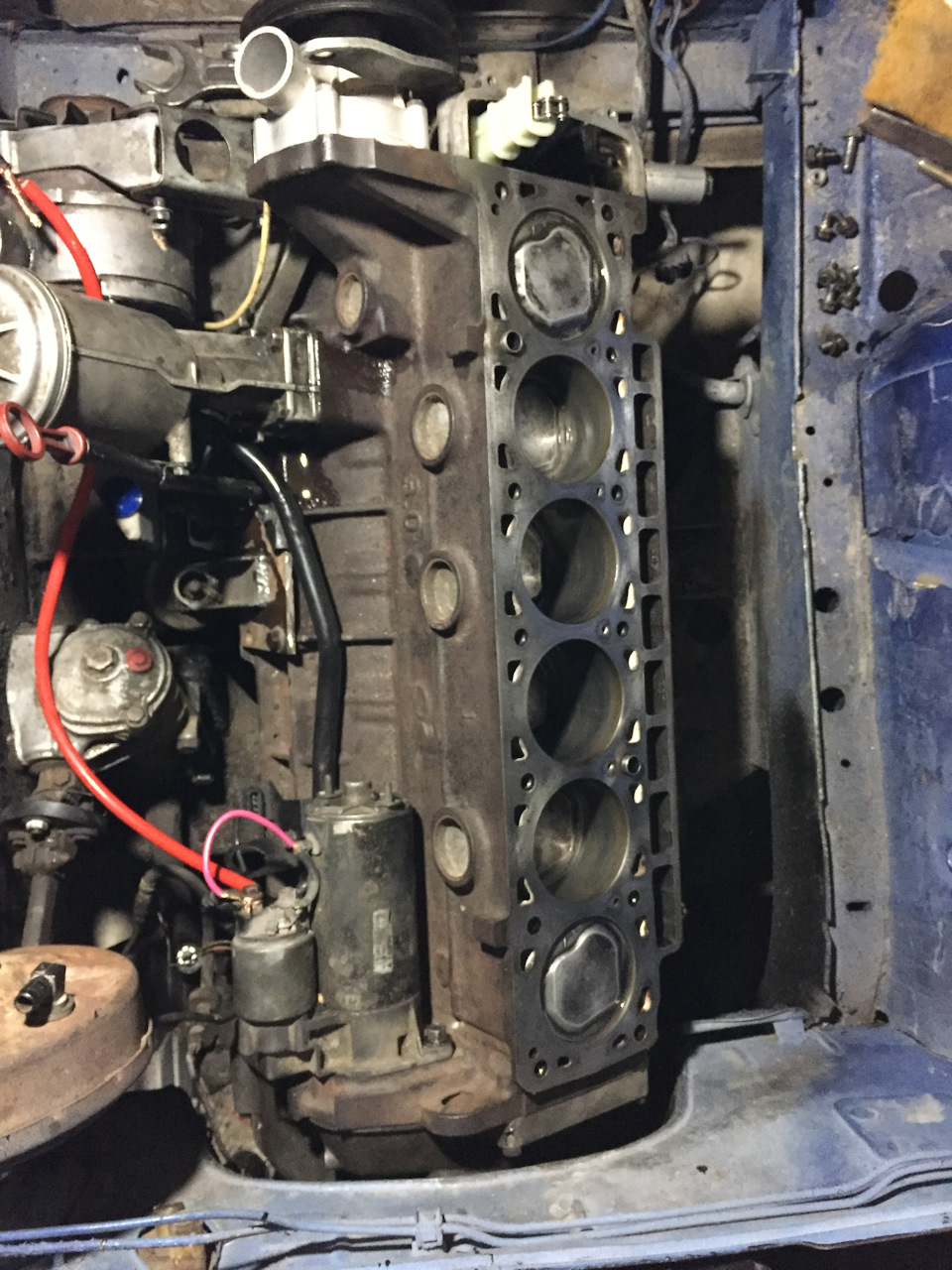 Проверяем стартер и маслонасос на M30B30 — BMW 5 series (E12), 3 л ...