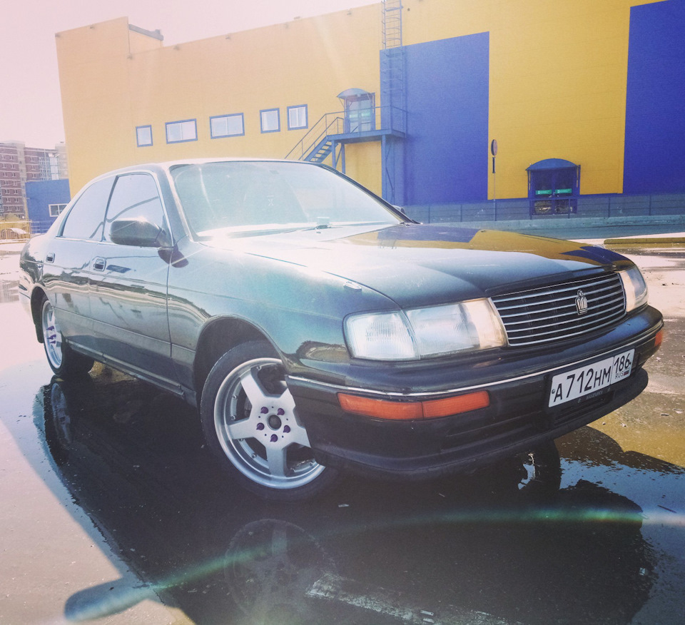 Переобулся на лето! Лето будет жарким) — Toyota Crown (S140), 2,5 л, 1993 года | колёсные диски ...