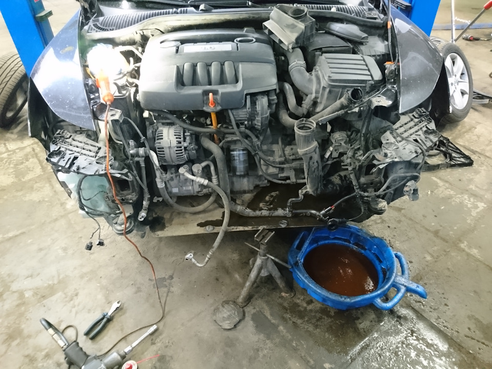 Мойка радиаторов — Skoda Octavia A5 Mk2 1 6 л 2012 года мойка Drive2