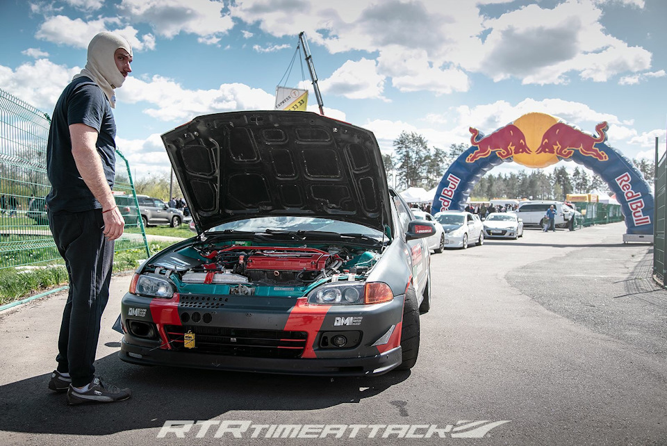 RTR time attack 1ый этап (Киев) — Honda Civic Coupe (5G), 2,4 л, 1995 года | соревнования | DRIVE2