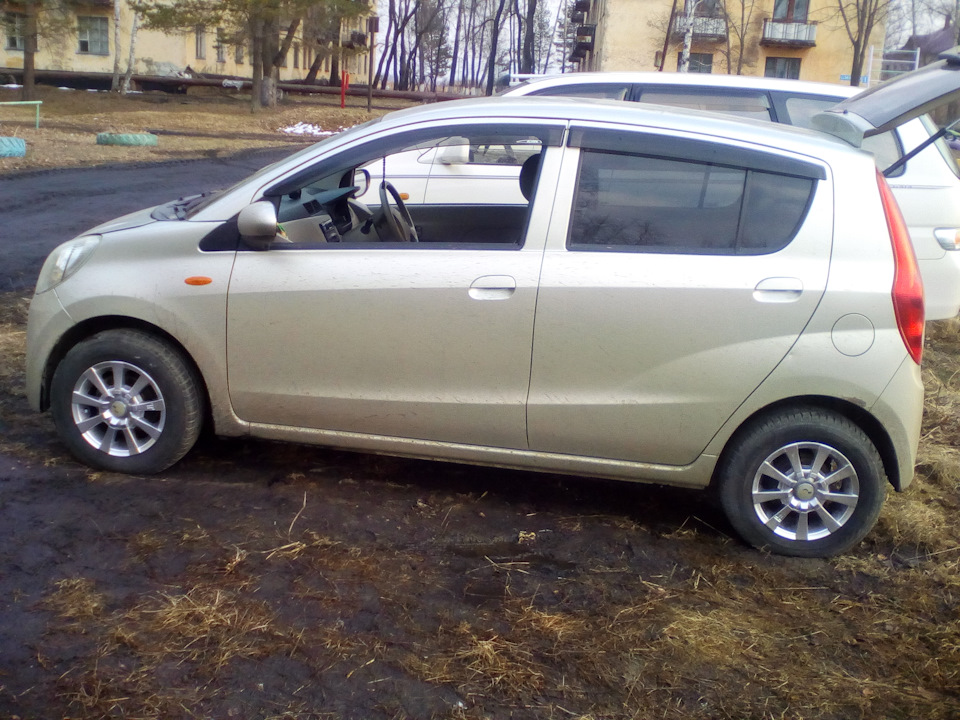 Переобулся — Daihatsu Mira (L275/L285), 0,7 л, 2008 года | колёсные диски | DRIVE2