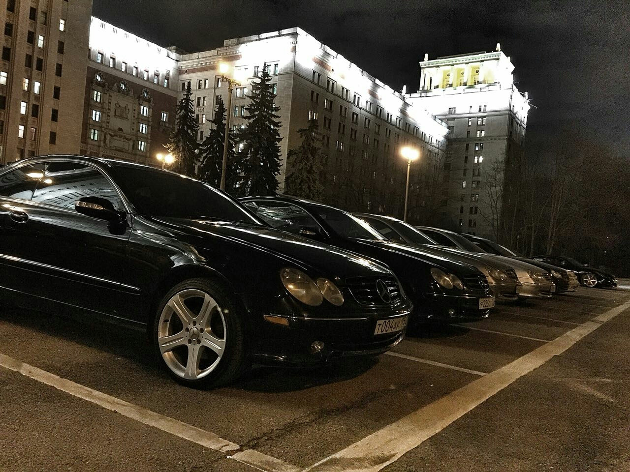 Очередная встреча w209 в Москве состоялась))) — Mercedes-Benz CLK (W209 ...