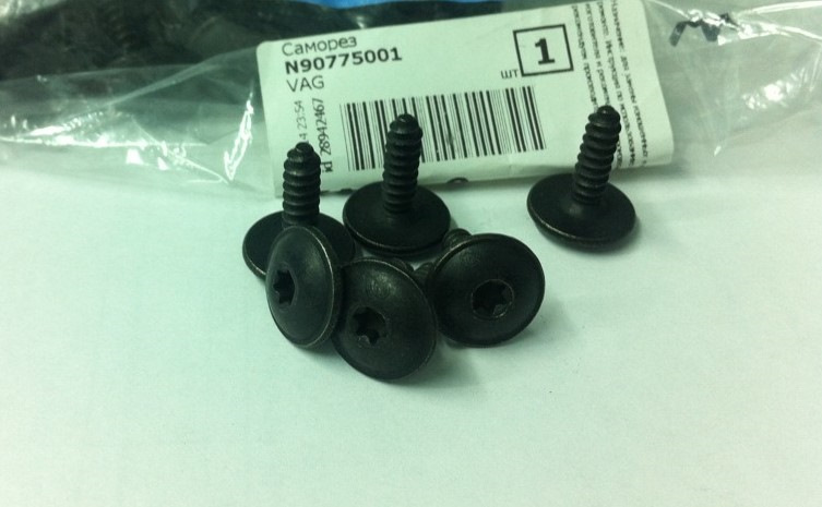 N90775001 ВИНT САМОРЕЗ КРЕПЛЕНИЯ VAG | Запчасти на DRIVE2