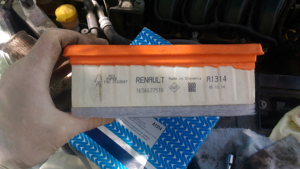 165467751R Фильтр возд RENAULT | Запчасти на DRIVE2