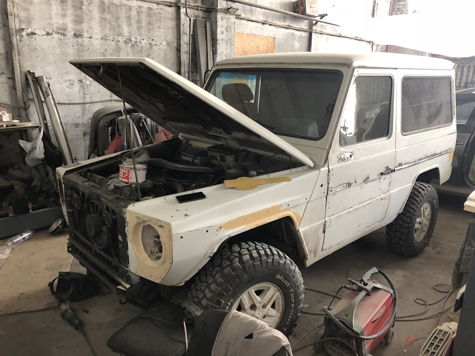 Подготовка кузова — Mercedes-Benz G-Class (W460/W461), 2,3 л, 1989 года ...