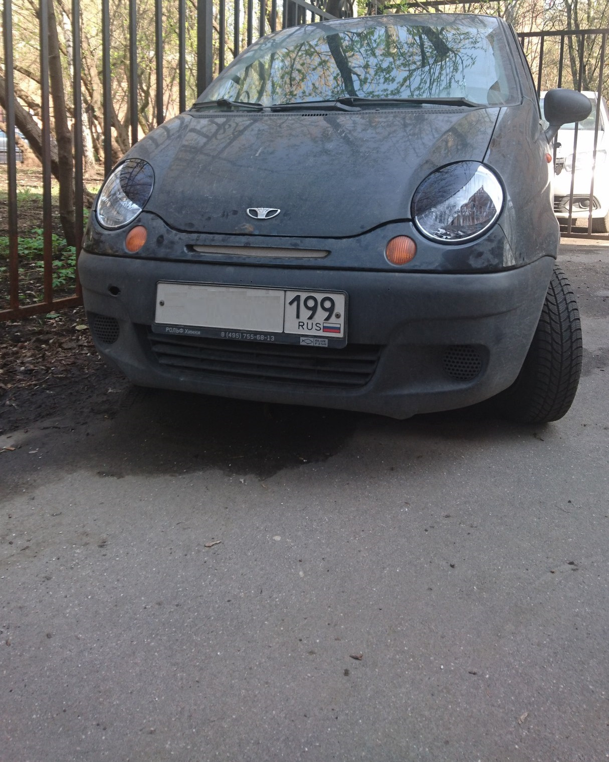 Новые фары и реснички=) — Daewoo Matiz (M100/M150), 0,8 л, 2010 года ...