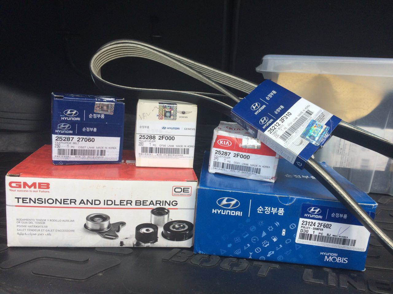 Шкив коленвала ix35 2.0 crdi — Hyundai ix35, 2 л, 2013 года | визит на ...