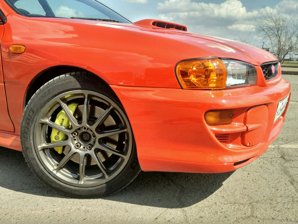 Новая дудоня. HKS Legamax — Subaru Impreza WRX (GC/GF), 2 л, 1994 года ...