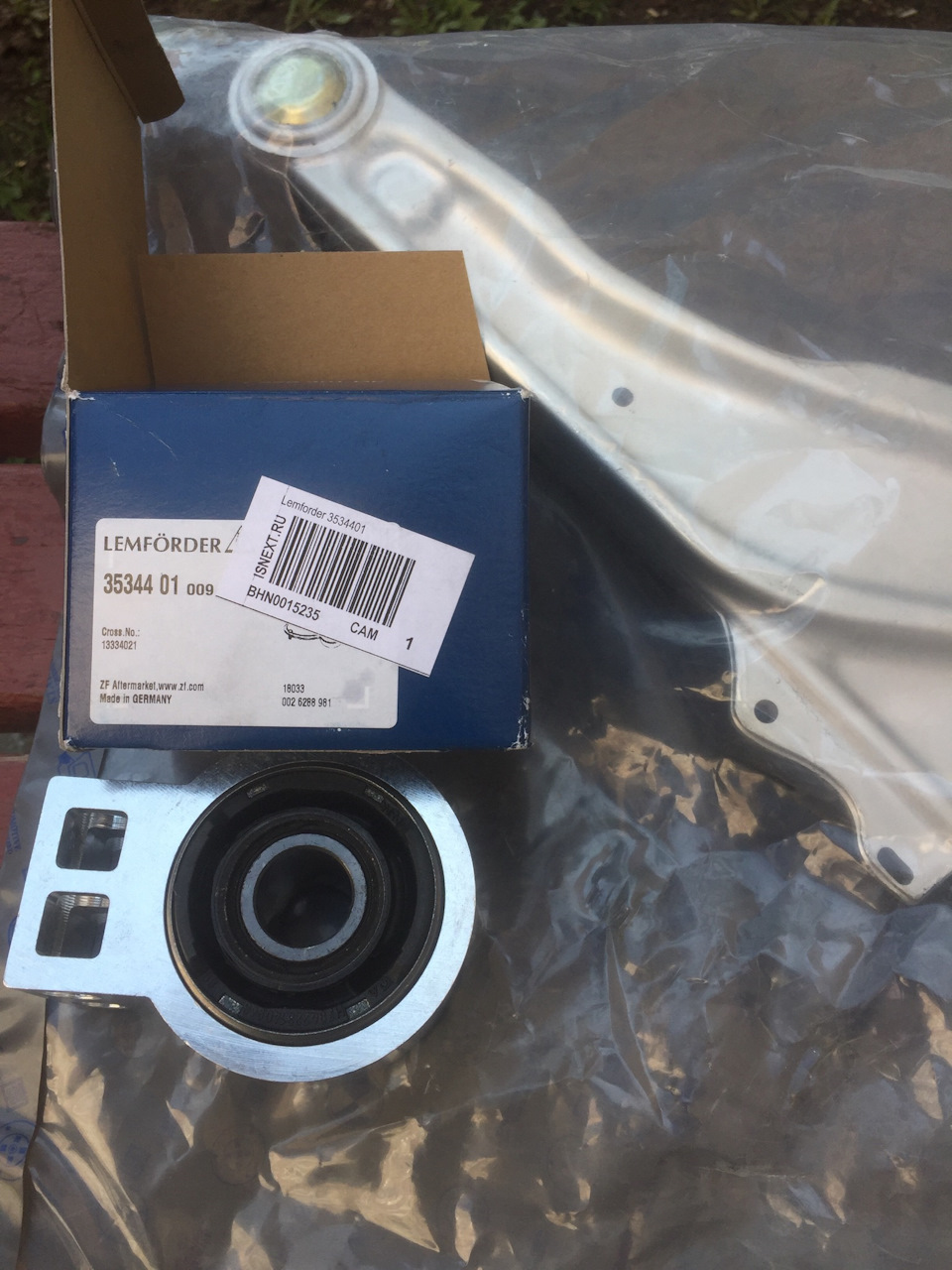 3534401 Сайлентблок рычага подвески LEMFORDER | Запчасти на DRIVE2