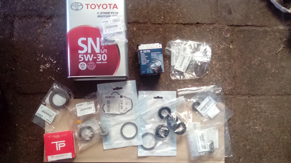 Вскрываем мотор. — Toyota Mark II (100), 2 л, 1999 года | своими руками ...