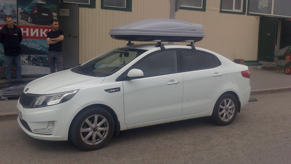 Багажник на крышу-)) — KIA Rio (3G), 1,6 л, 2017 года | путешествие ...