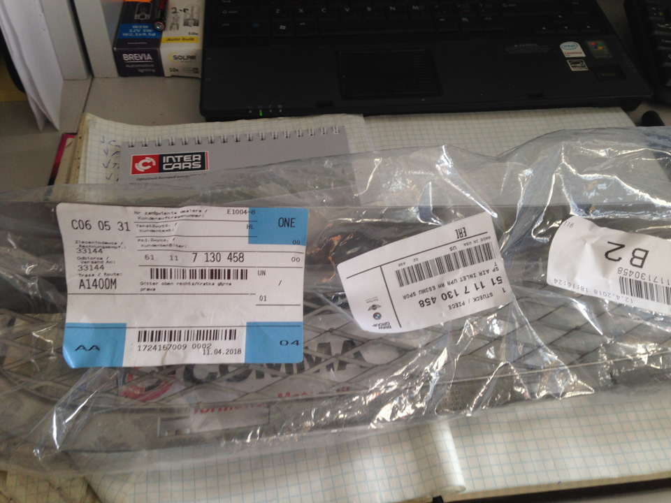 51117130458 Решетка П Вх BMW | Запчасти на DRIVE2