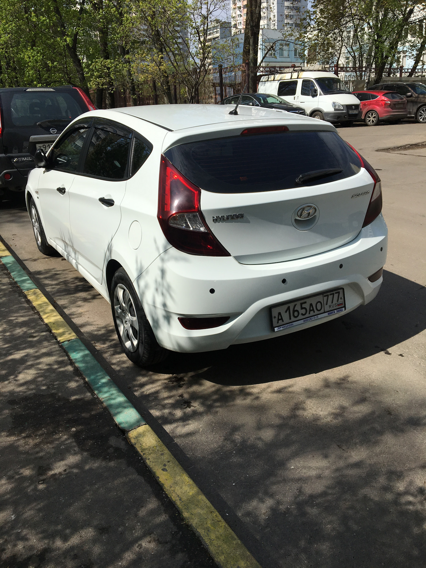 Купил новые летние шины — Hyundai Solaris Hatchback, 1,6 л, 2013 года ...