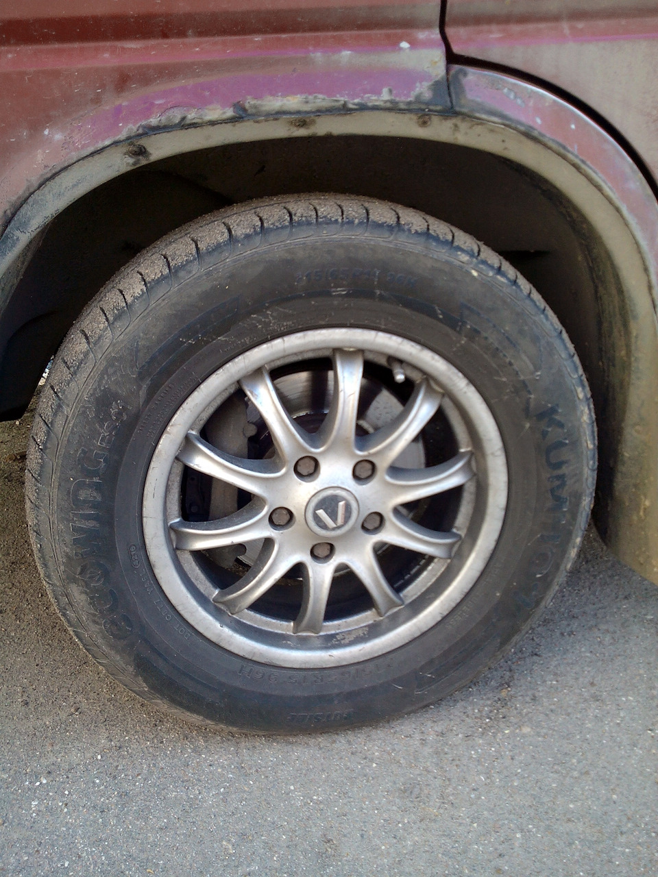 Диски литые r15 ET35 — Volkswagen Transporter T4, 2,4 л, 1992 года ...