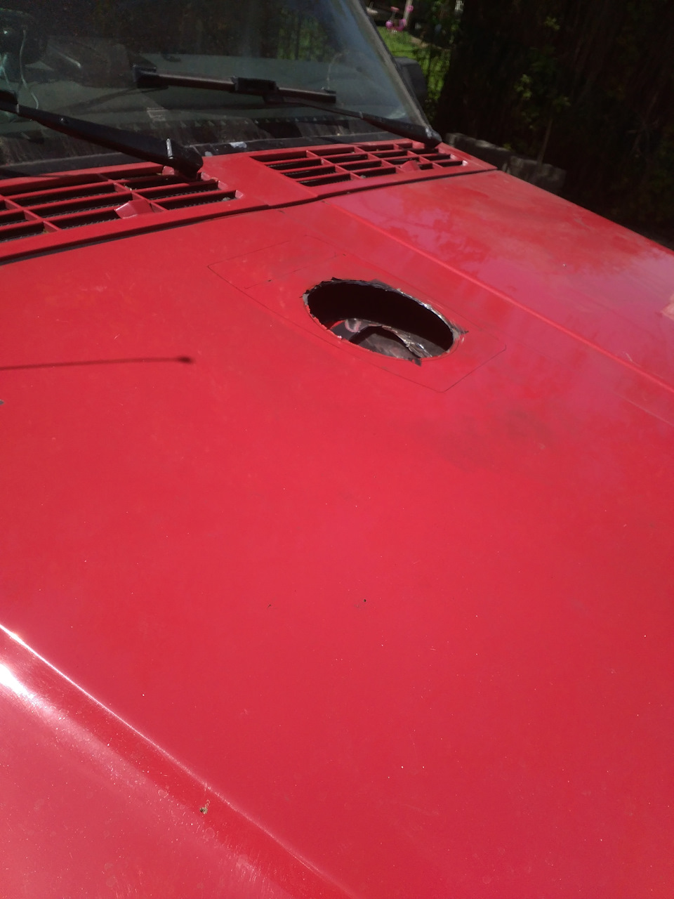 принудительная вентиляция капота — Jeep Cherokee (XJ), 4 л, 1989 года ...