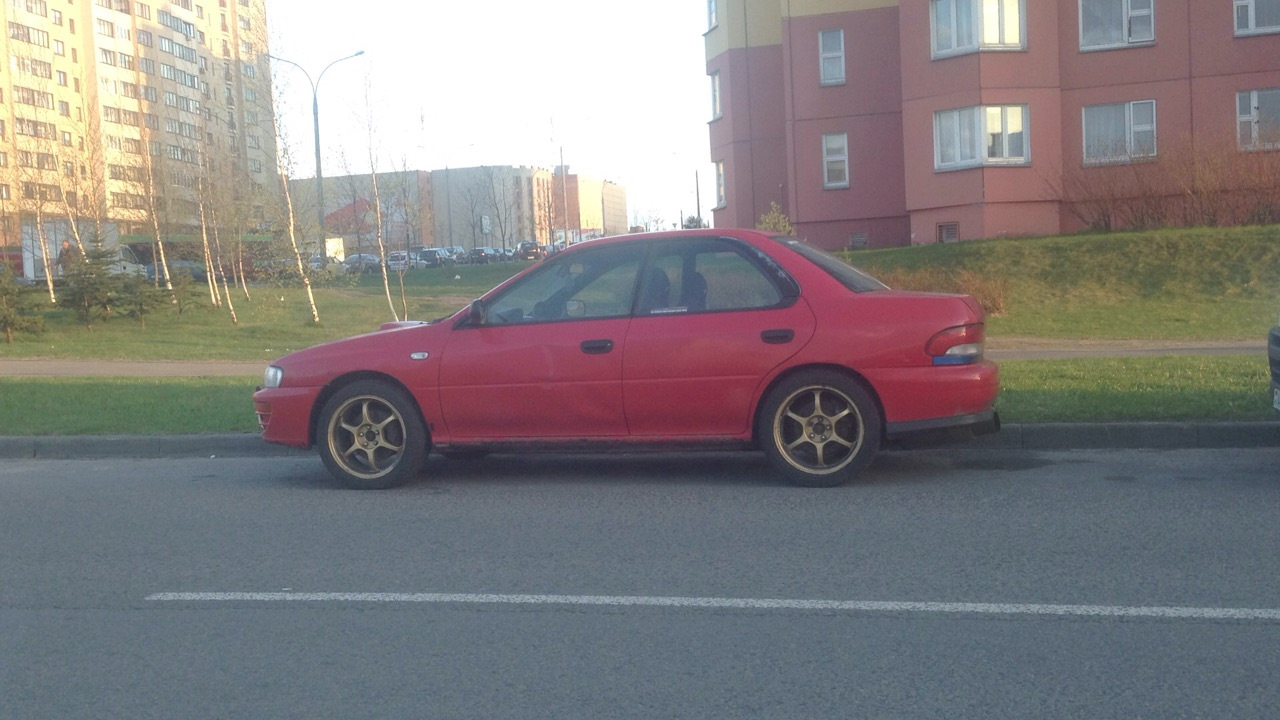 Пока синие, привет золотые ) Advan RG2 — Subaru Impreza WRX STI (GC), 2 ...