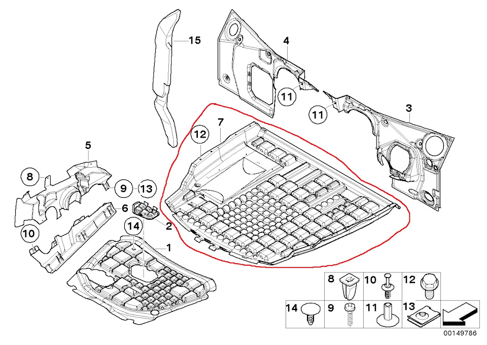 Куплю защиту днища пластиковую в отл. сост. 51717141495 (от 3.0D) — BMW ...