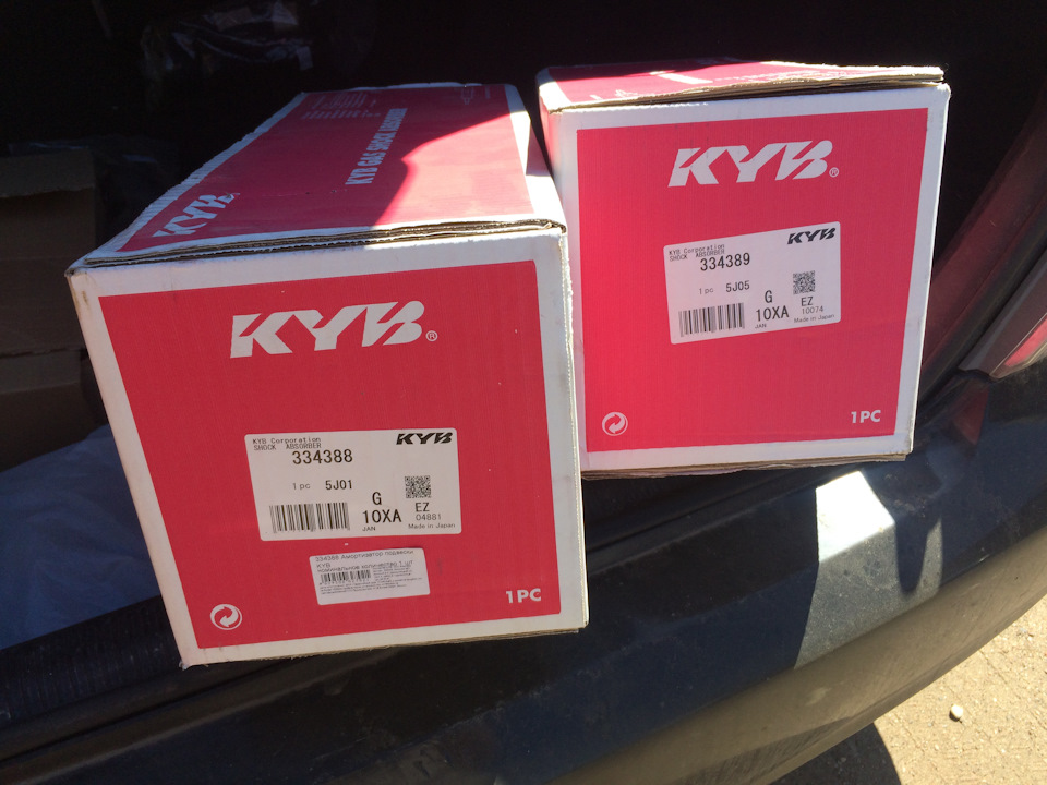 Задние амортизаторы — Toyota Camry (XV30), 2,4 л, 2006 года | своими ...