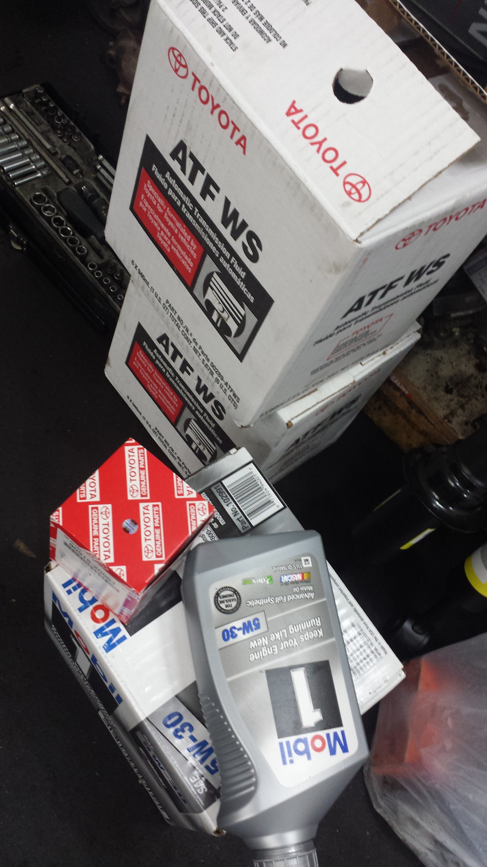 00289ATFWS Масло трансмиссионное синтетическое ATF WS, 1л TOYOTA LEXUS ...