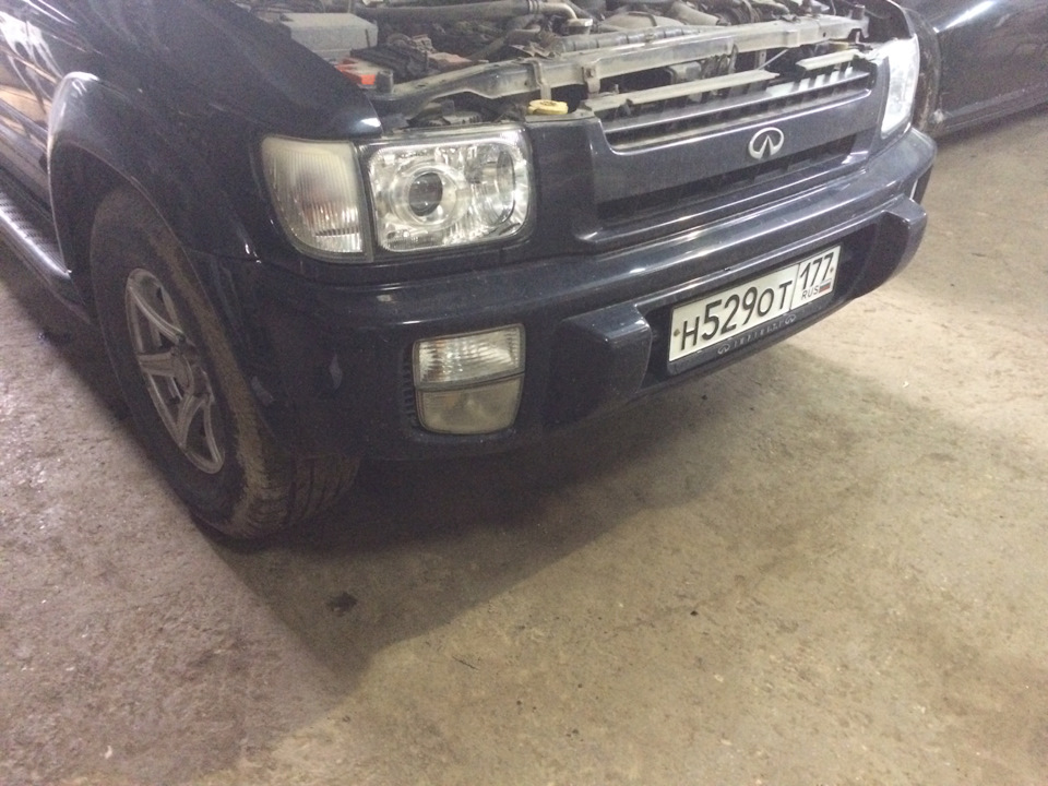 Установил бампера от Nissan Terrano Regulus StarFire — Infiniti QX (1G ...
