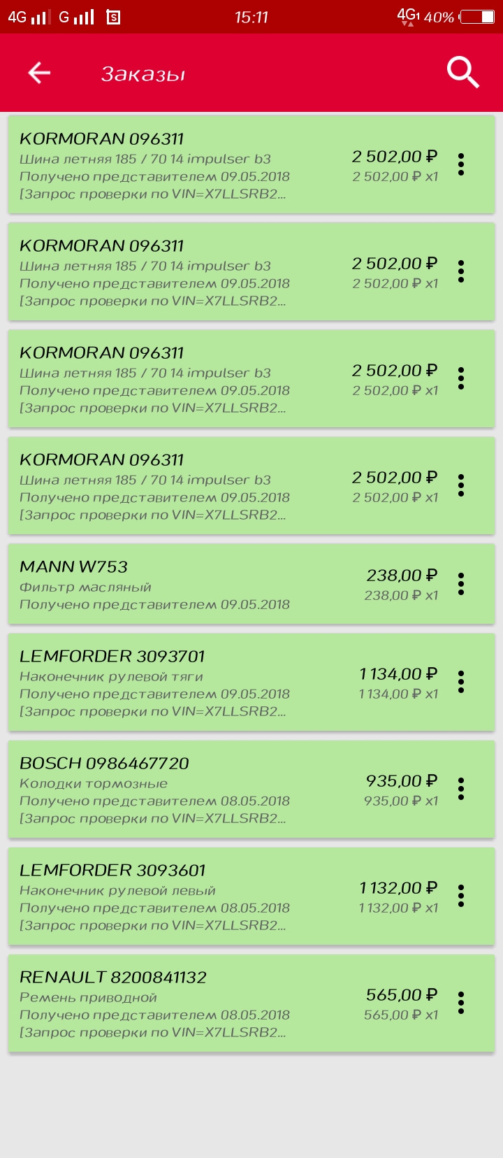 Заказ пришел — Renault Logan (1G), 1,4 л, 2011 года | просто так | DRIVE2
