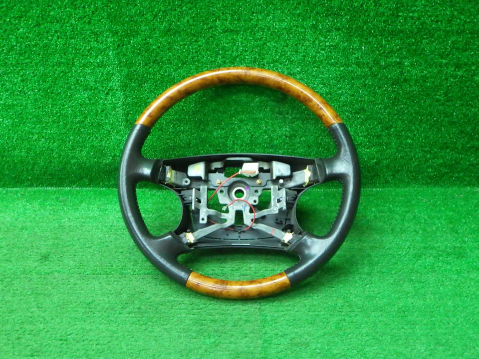 Приобрёл в Японии руль под дерево — Toyota Mark II (110), 2 л, 2001 ...