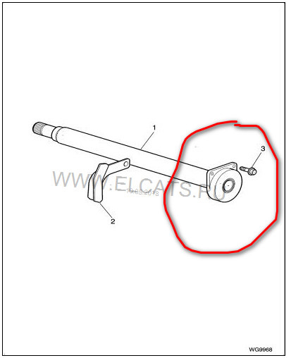 1049273 ПОДШИПНИК, ПРИВОДНОЙ ВАЛ Ford | Запчасти на DRIVE2