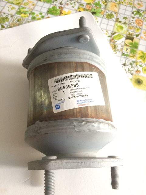 96536995 Глушитель GM | Запчасти на DRIVE2