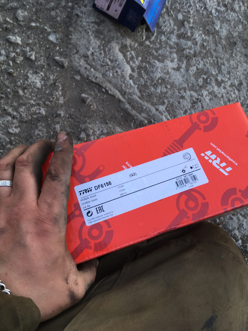 DF6198 Тормозной диск для HYUNDAI, KIA TRW | Запчасти на DRIVE2