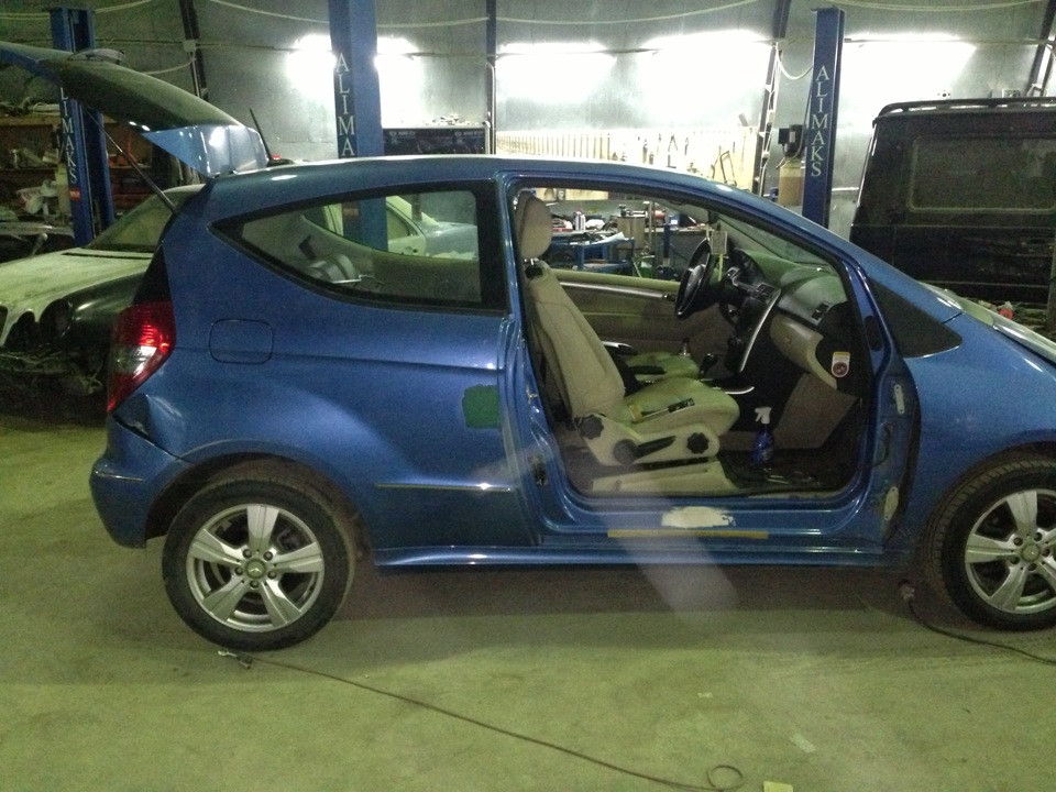 Ремонт и покраска A-klass — DRIVE2