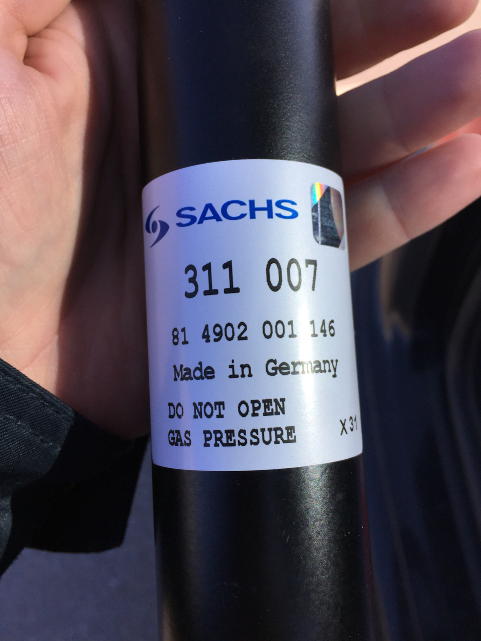 311007 Амортизатор для AUDI, SEAT, SKODA, VW SACHS | Запчасти на DRIVE2
