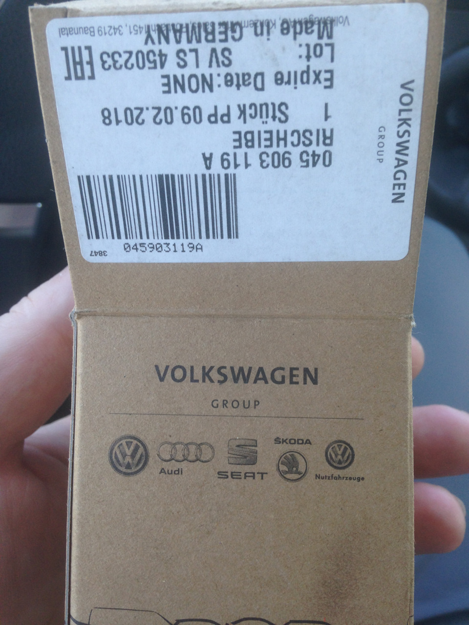 045903119A Шкив свободного хода генератора VAG | Запчасти на DRIVE2