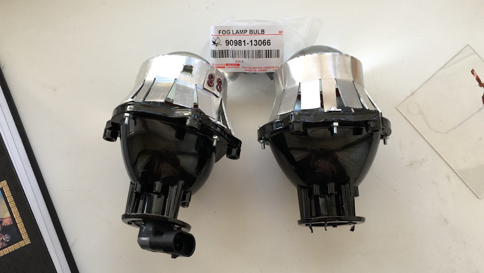 Замена линз в фарах на Hella FF DE 60 с тепловыми фильтрами — Toyota ...