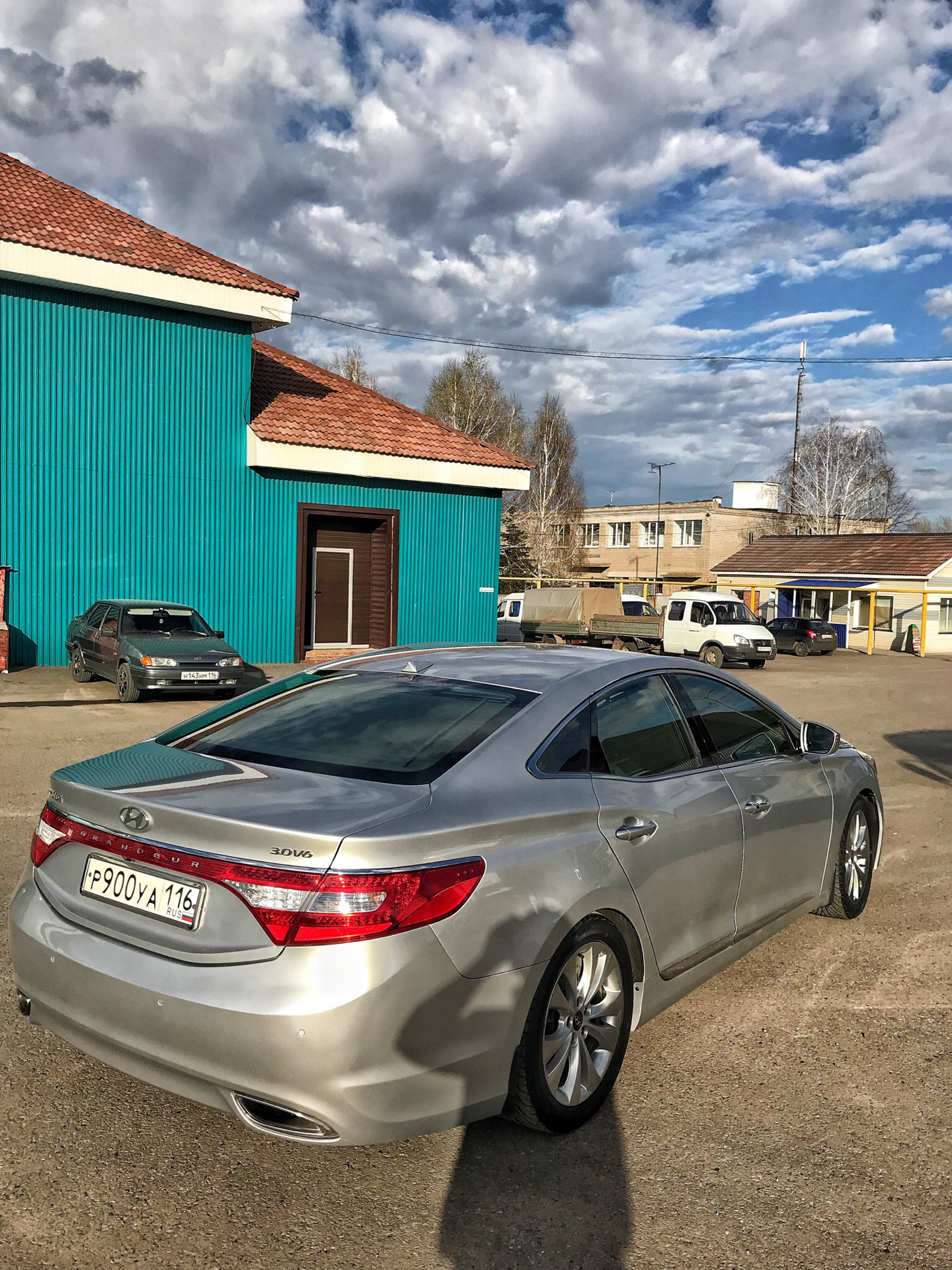 Triangle 968 — Hyundai Grandeur (HG), 3 л, 2013 года | шины | DRIVE2