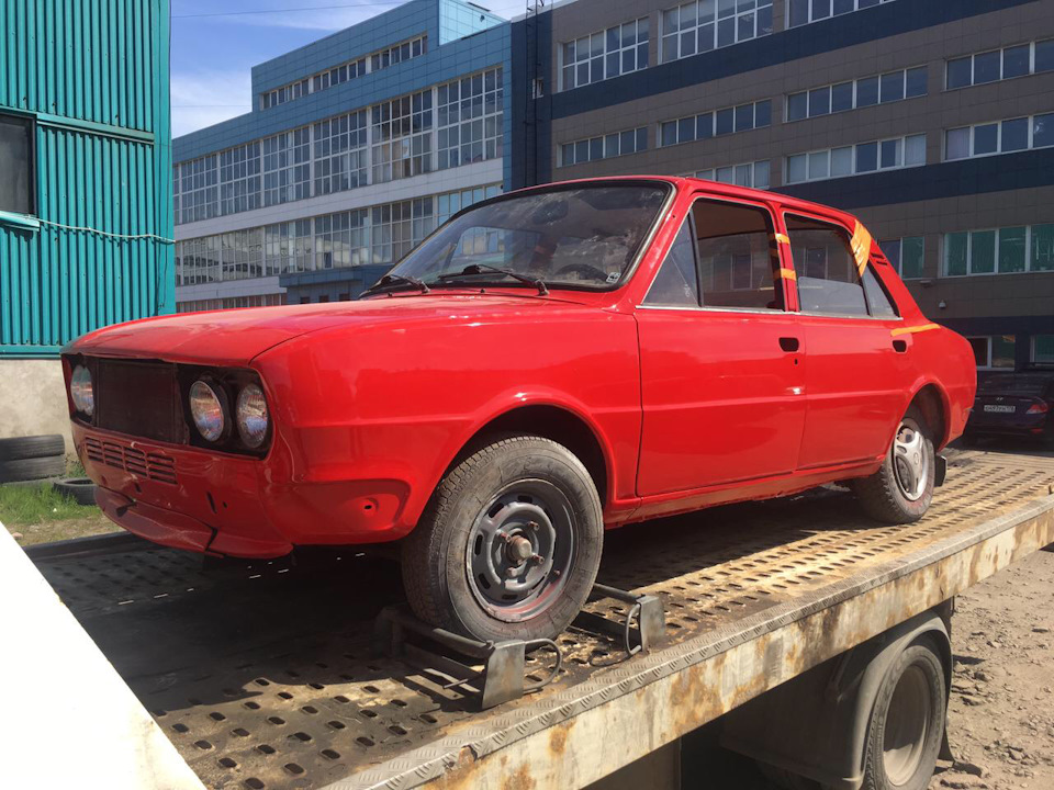 Покрасили — теперь едем собираться — Skoda 105/120/125, 1,2 л, 1988 ...