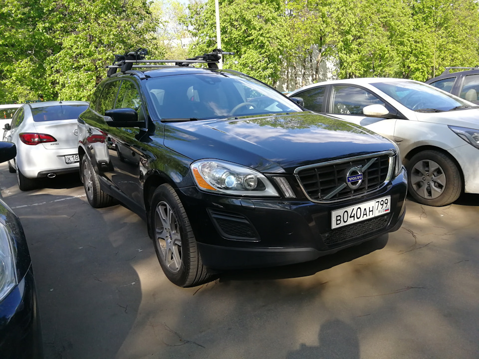 Велобагажник на крышу, разное — Volvo XC60 (1G), 2,4 л, 2012 года ...