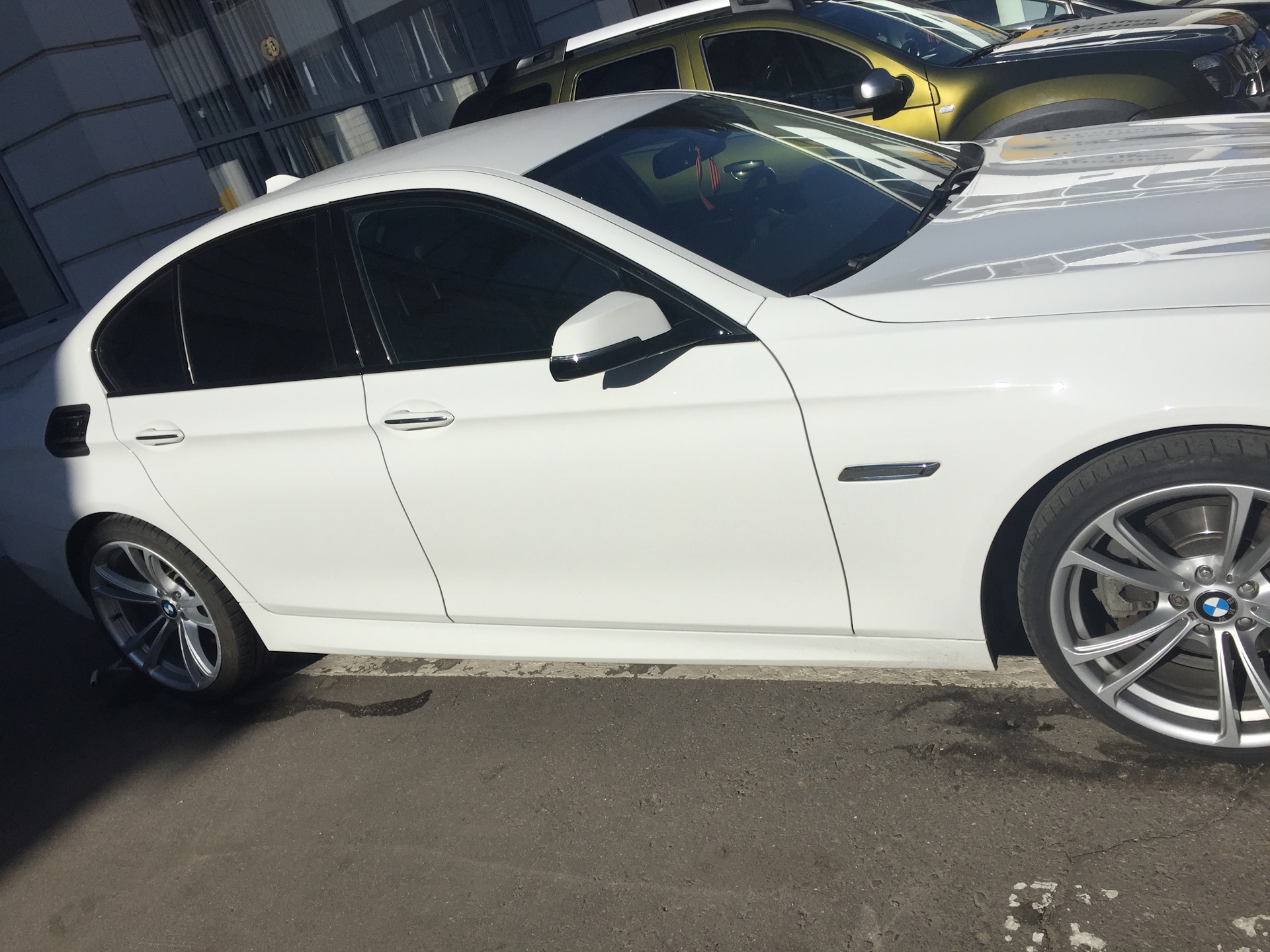 Задний бампер м спорт — BMW 5 series (F10), 2 л, 2015 года | тюнинг ...